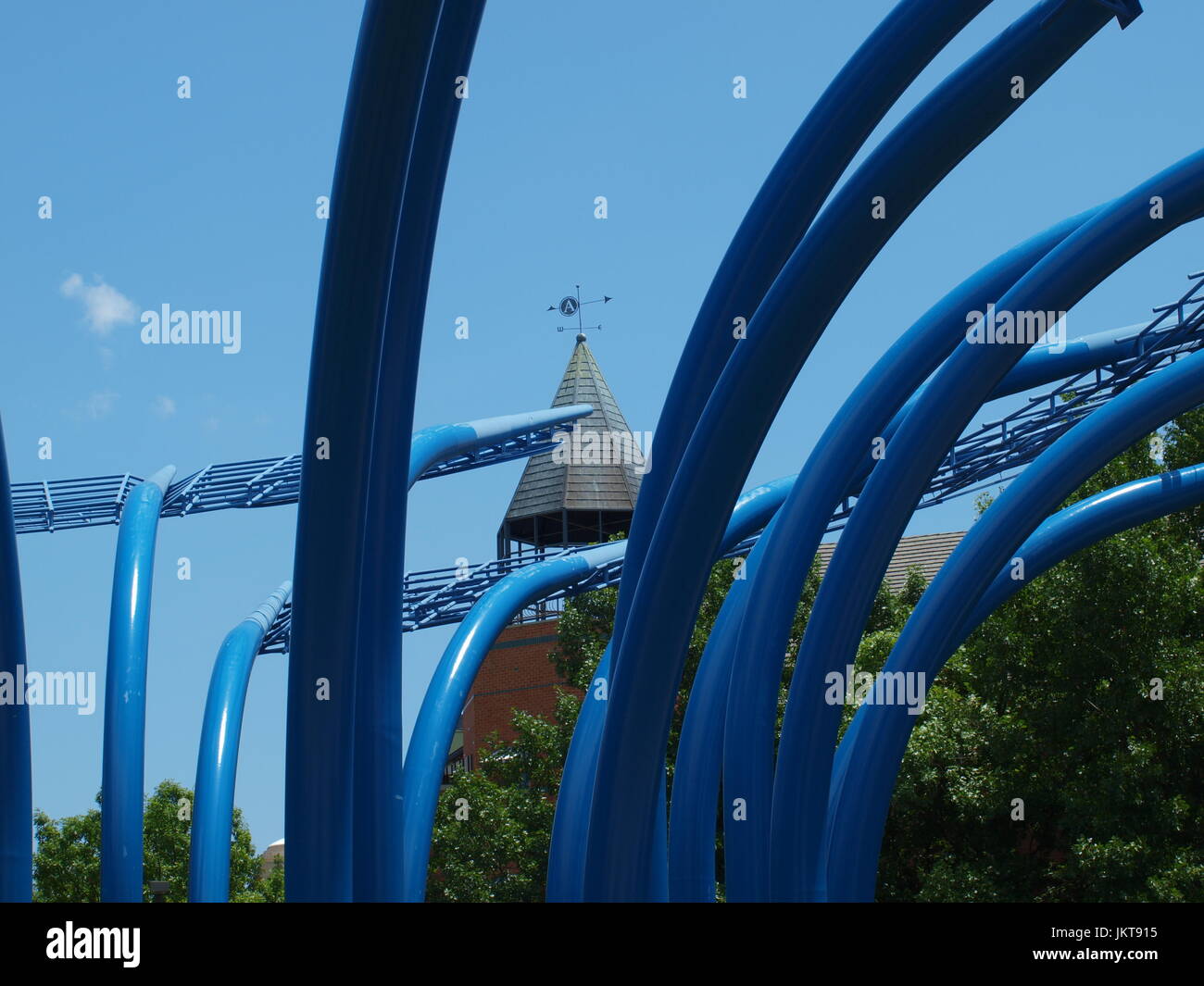 Addison Circle Round About & Park Stock Photo - Alamy