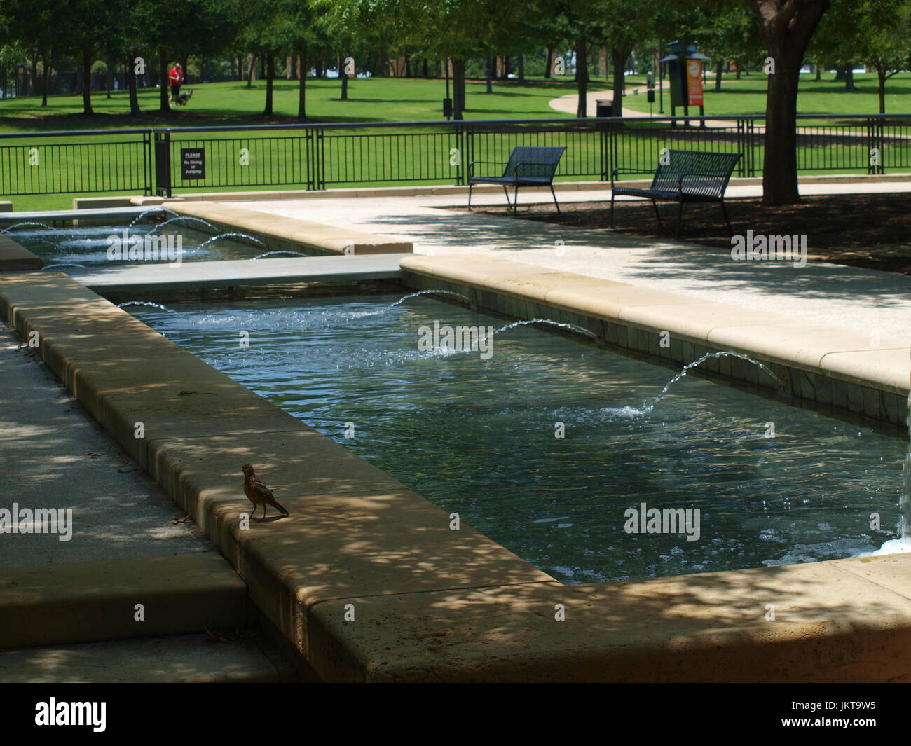 Addison Circle Round About & Park Stock Photo - Alamy