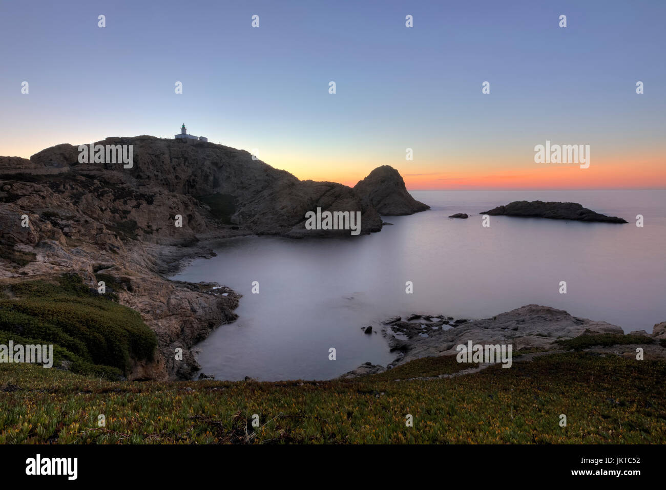 Corsica lile rousse genoese tower hi-res stock photography and images ...