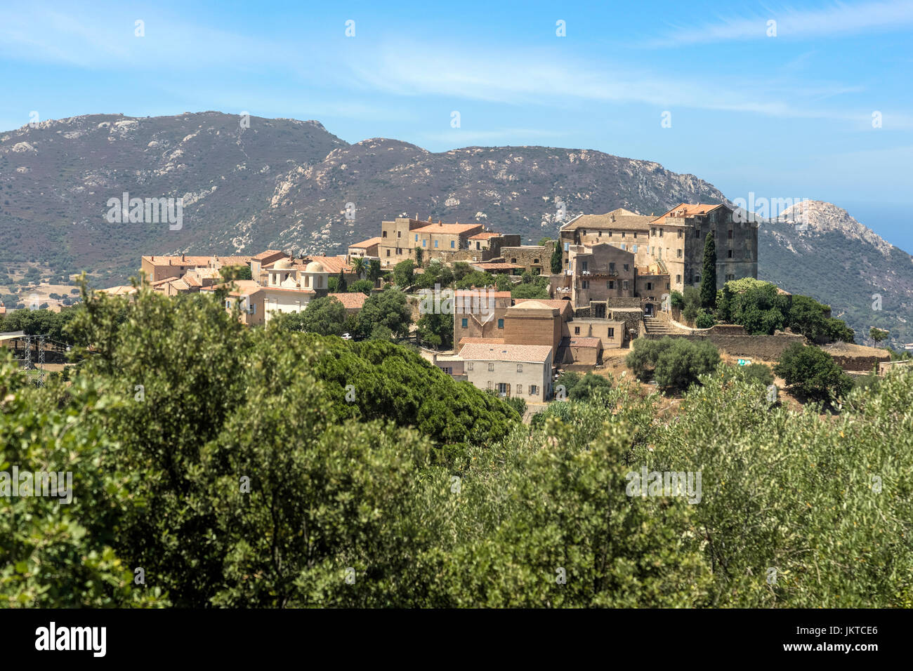 Pigna, Corsica, France Stock Photo - Alamy