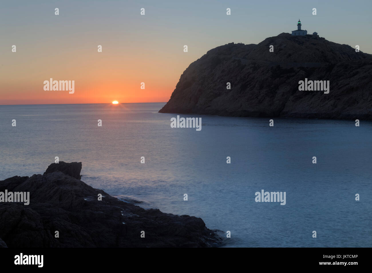 Corsica lile rousse genoese tower hi-res stock photography and images ...