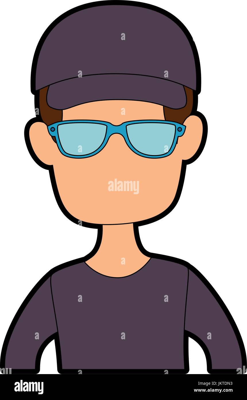 Man cartoon profile Stock Vector Image & Art - Alamy