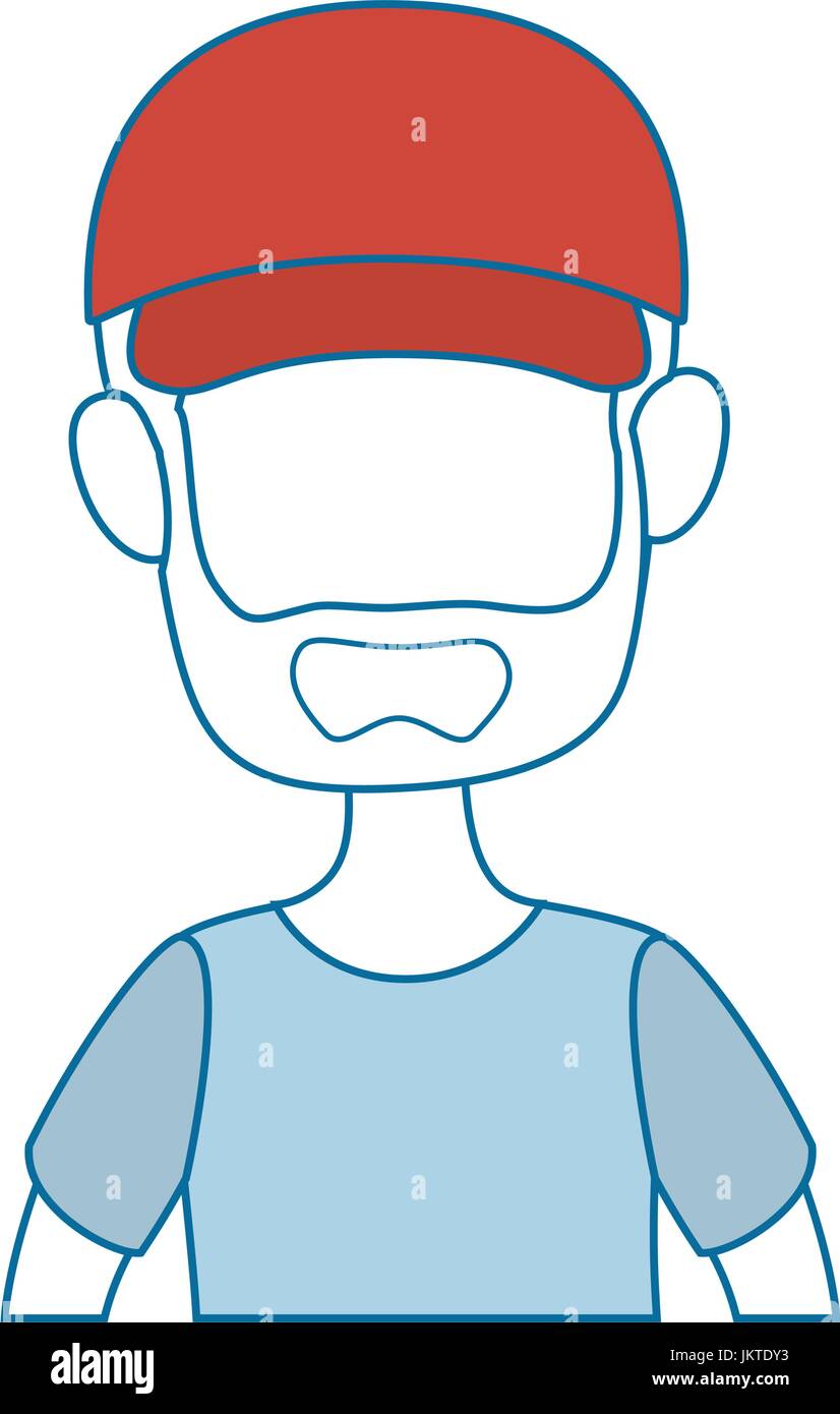 Man cartoon profile Stock Vector Image & Art - Alamy