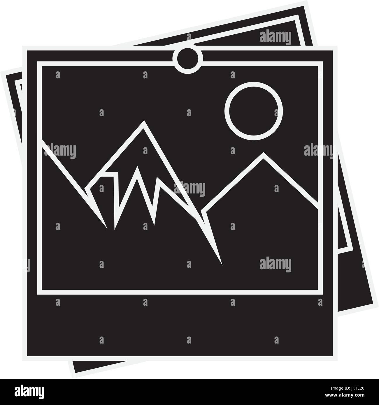 Landscape picture symbol Stock Vector Image & Art - Alamy