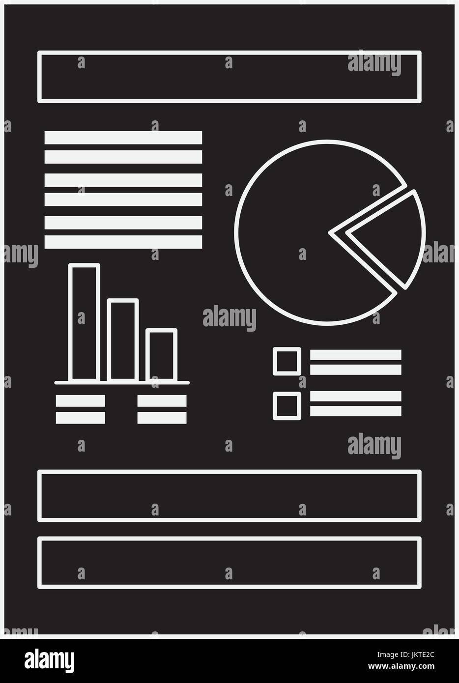 document with Statistical graphs Stock Vector Image & Art - Alamy