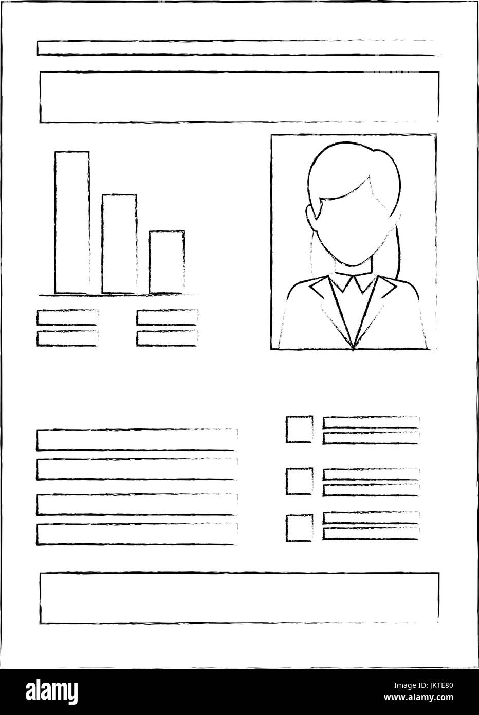 document with Statistical graphs Stock Vector Image & Art - Alamy