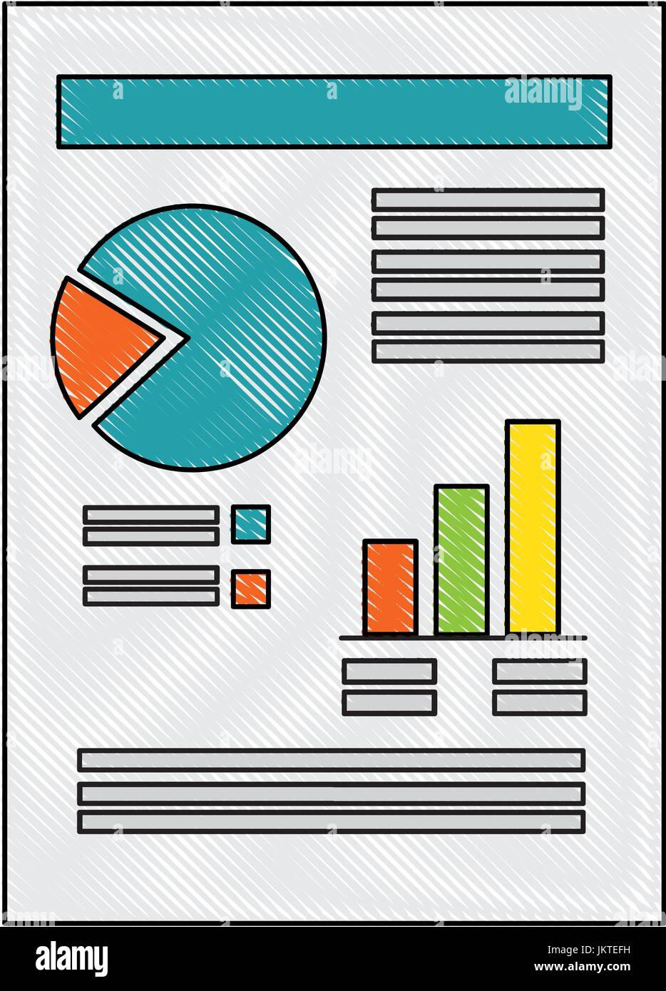 document with Statistical graphs Stock Vector Image & Art - Alamy