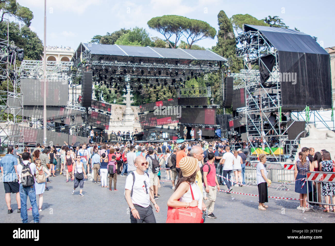 Wind Summer Festival in Rome Stock Photo - Alamy