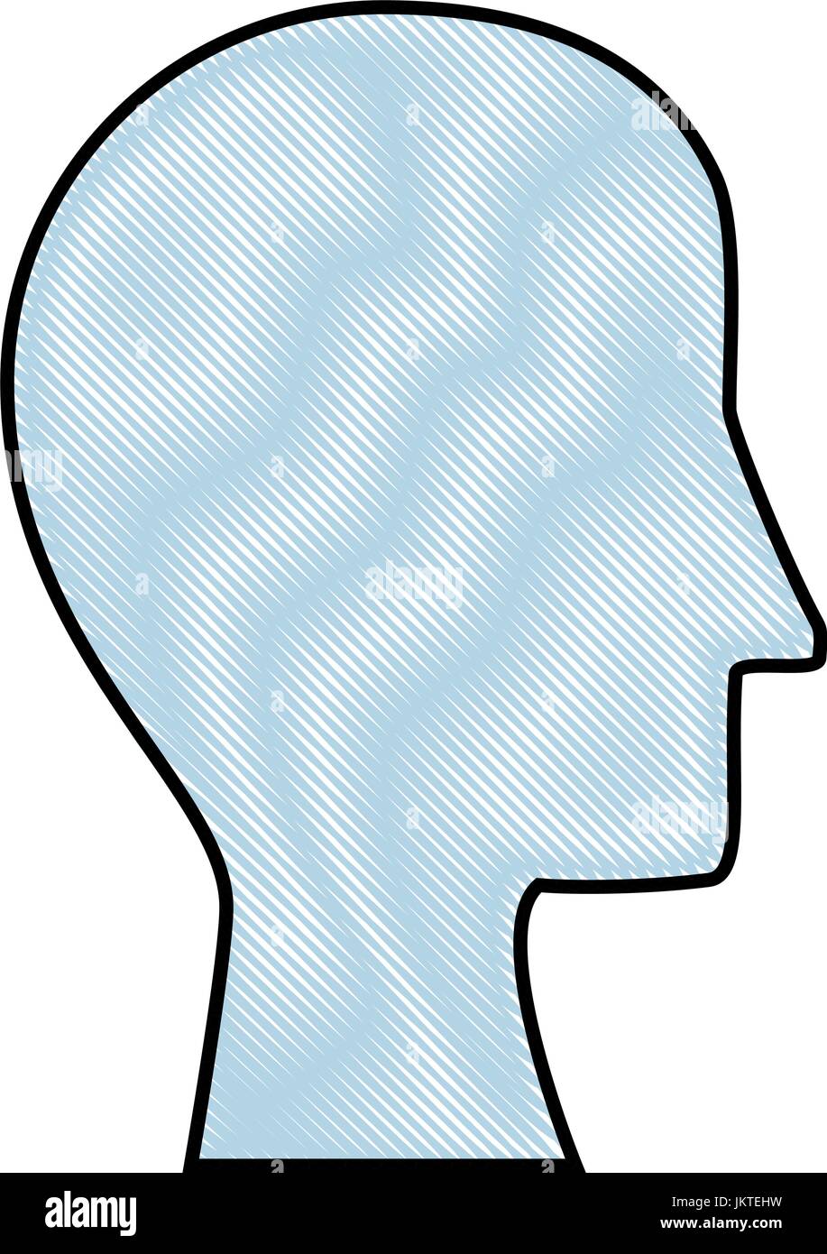 head icon over white background vector illustration Stock Vector Image ...