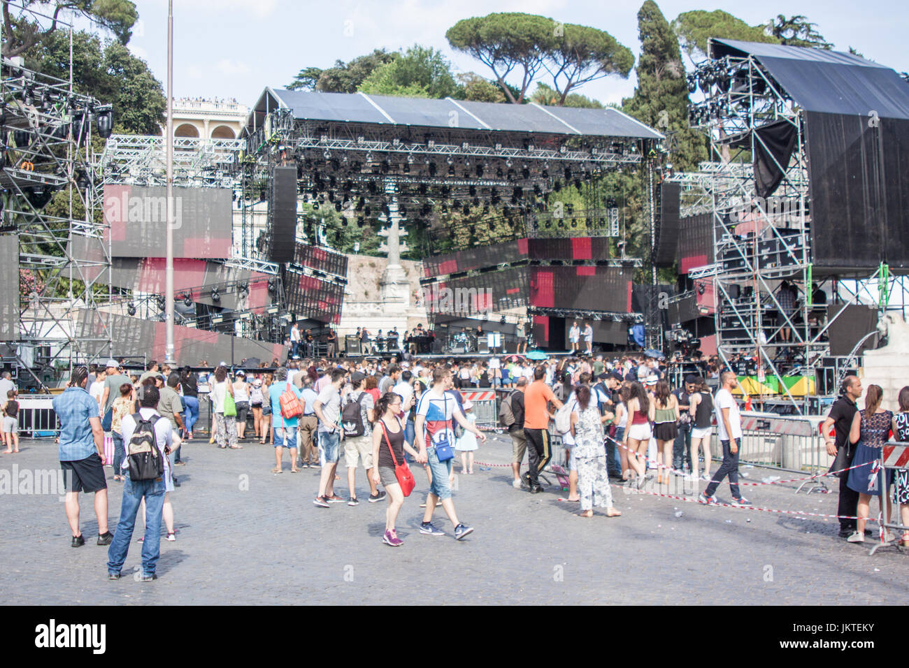 Wind Summer Festival in Rome Stock Photo - Alamy