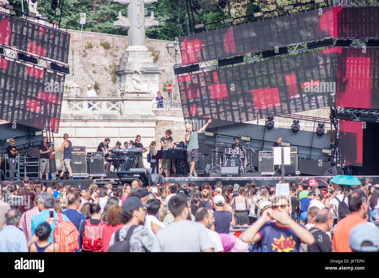 Wind Summer Festival in Rome Stock Photo - Alamy