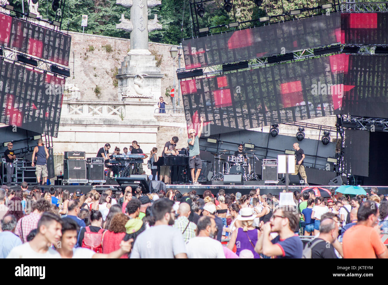 Wind Summer Festival in Rome Stock Photo - Alamy