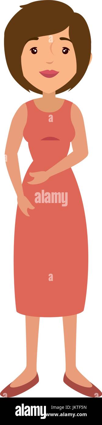 Woman cartoon colorful Stock Vector Image & Art - Alamy