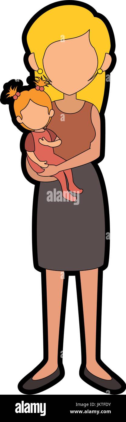 Woman cartoon faceless Stock Vector Image & Art - Alamy