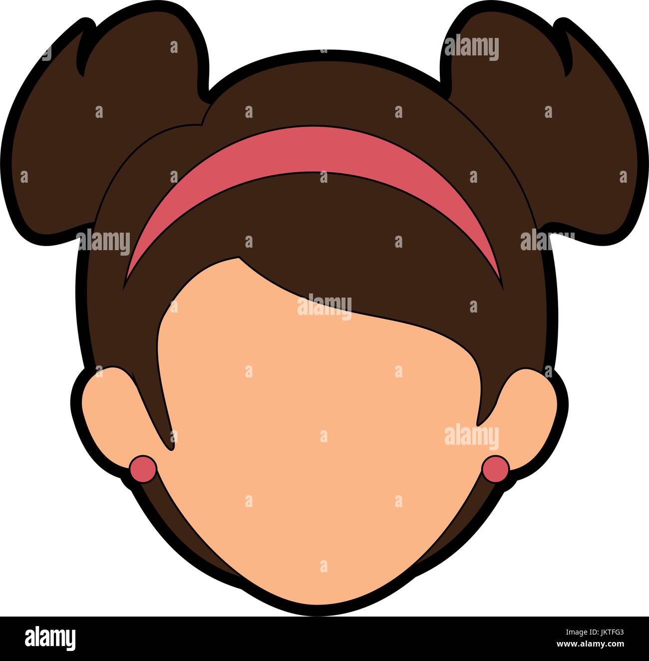 Woman cartoon faceless Stock Vector Image & Art - Alamy
