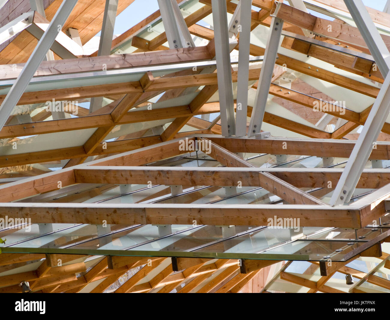 Complex Abstract Roof Detail Stock Photo - Alamy