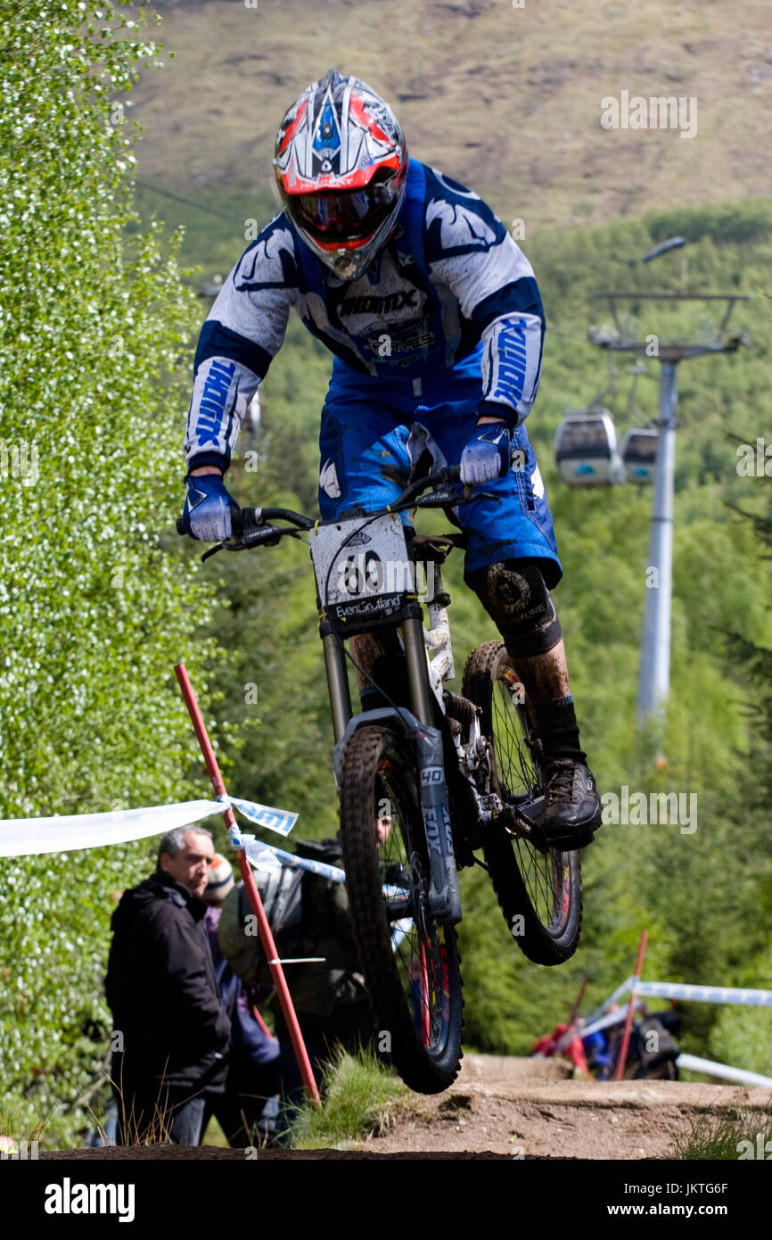Riders at the Fort William round of the MTB DH World Cup, 2006 Stock Photo - Alamy