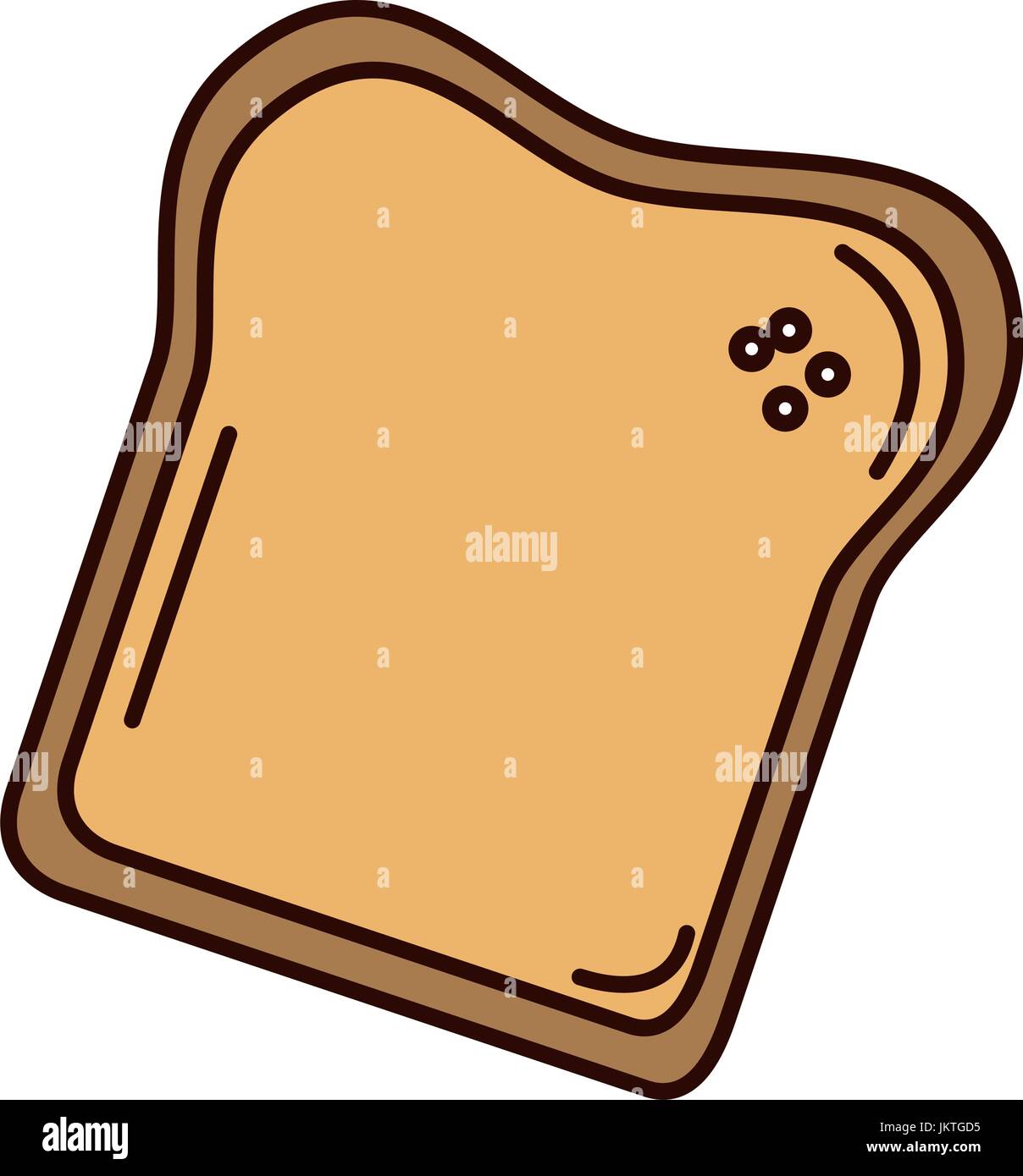 delicious toast bread isolated icon Stock Vector Image & Art - Alamy