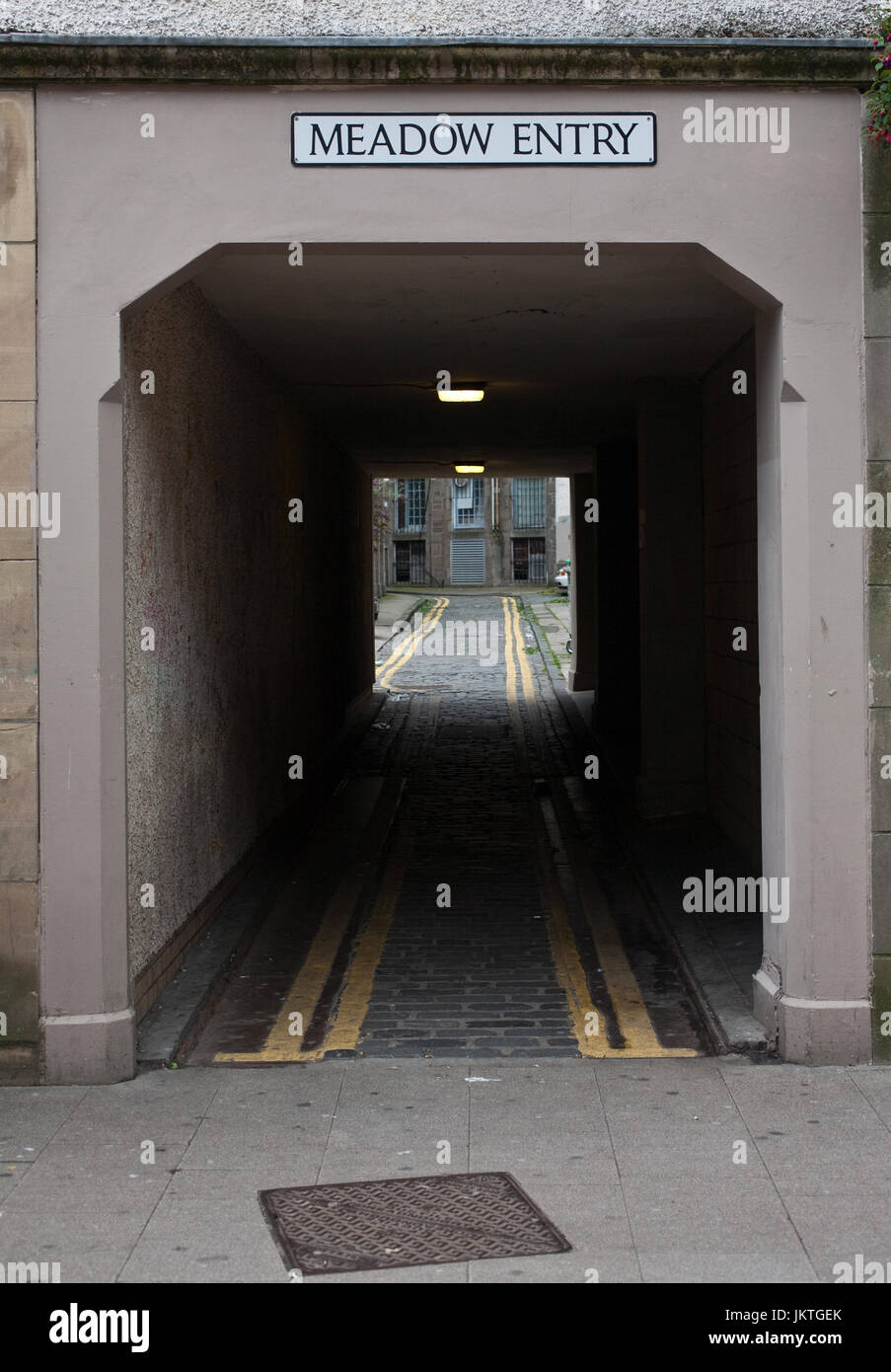 Meadow Entry, Dundee Stock Photo - Alamy