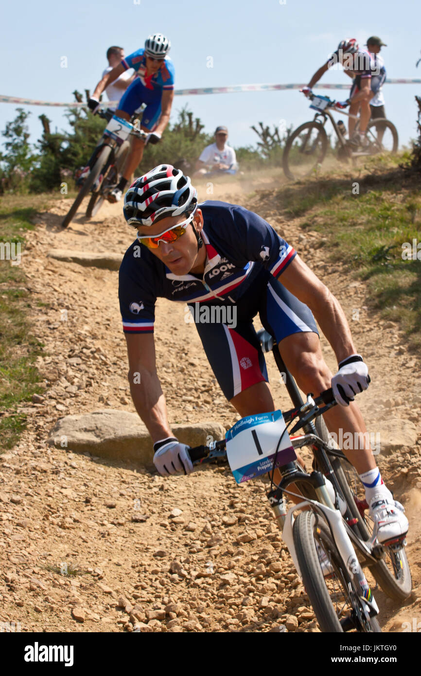 Julien Absalon at the start of the race Stock Photo - Alamy