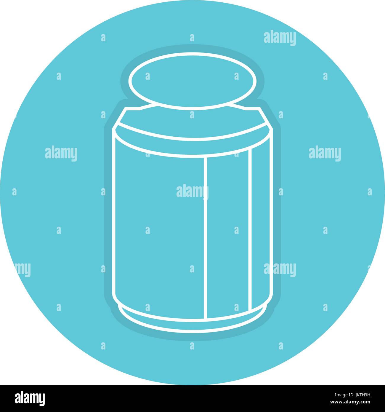 mason jar with ingredient kitchen Stock Vector Image & Art - Alamy