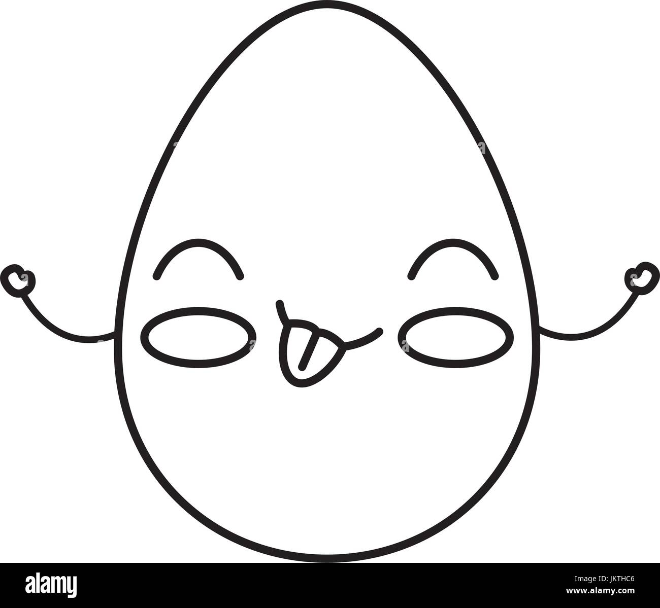 Egg cooking funny style Stock Vector Images - Alamy