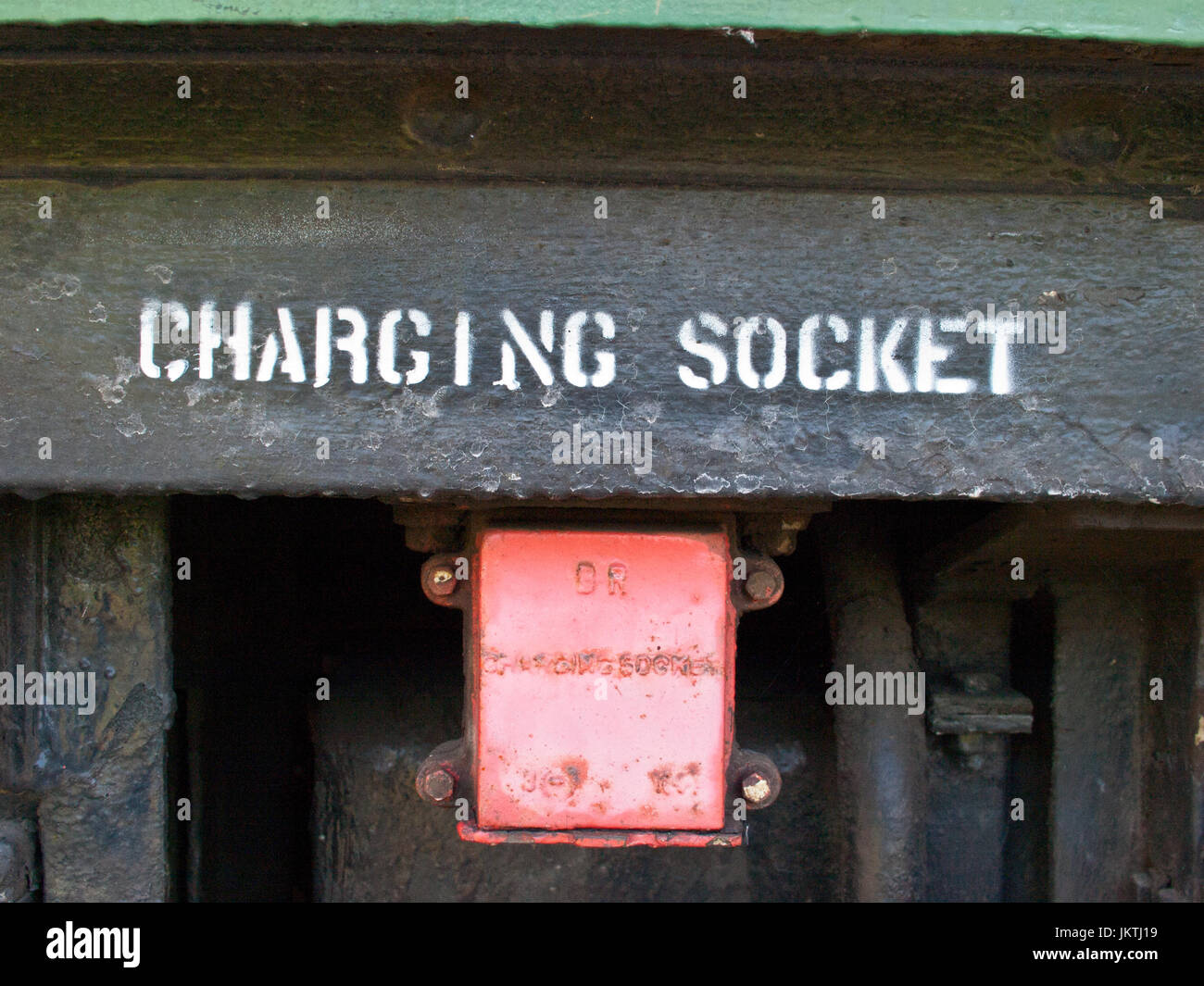 Train charging socket Stock Photo - Alamy