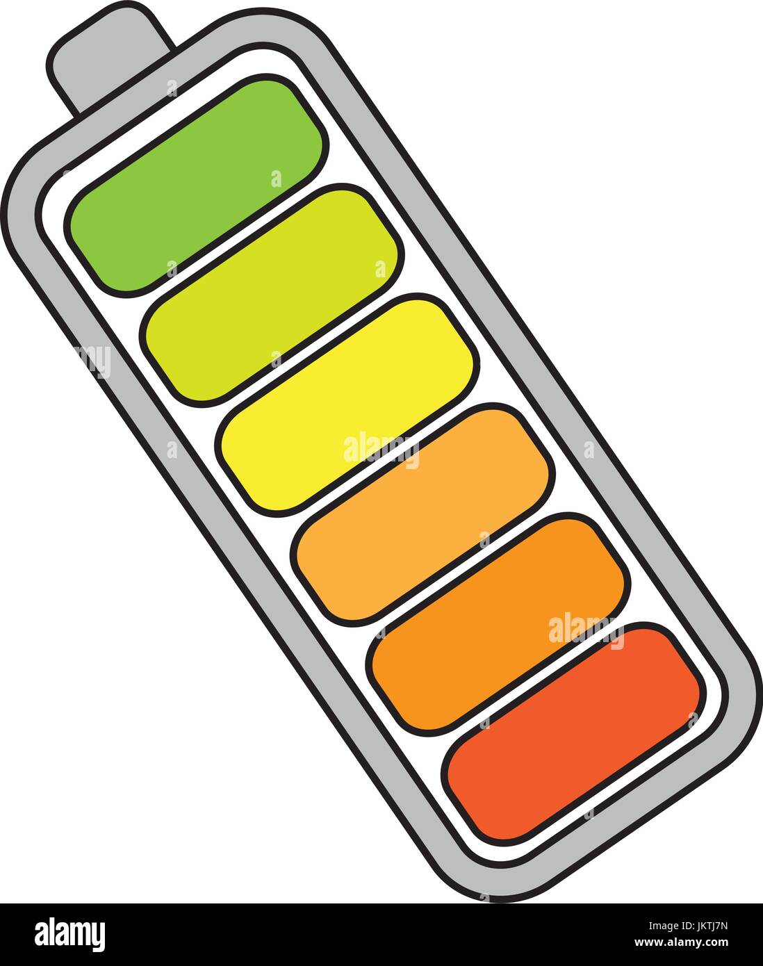 battery level isolated icon Stock Vector Image & Art - Alamy