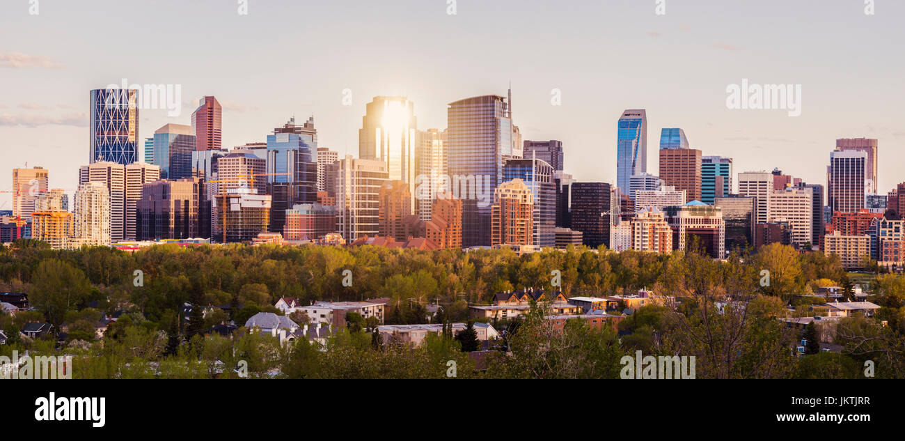 Calgary - panorama of city. Calgary, Alberta, Canada Stock Photo - Alamy