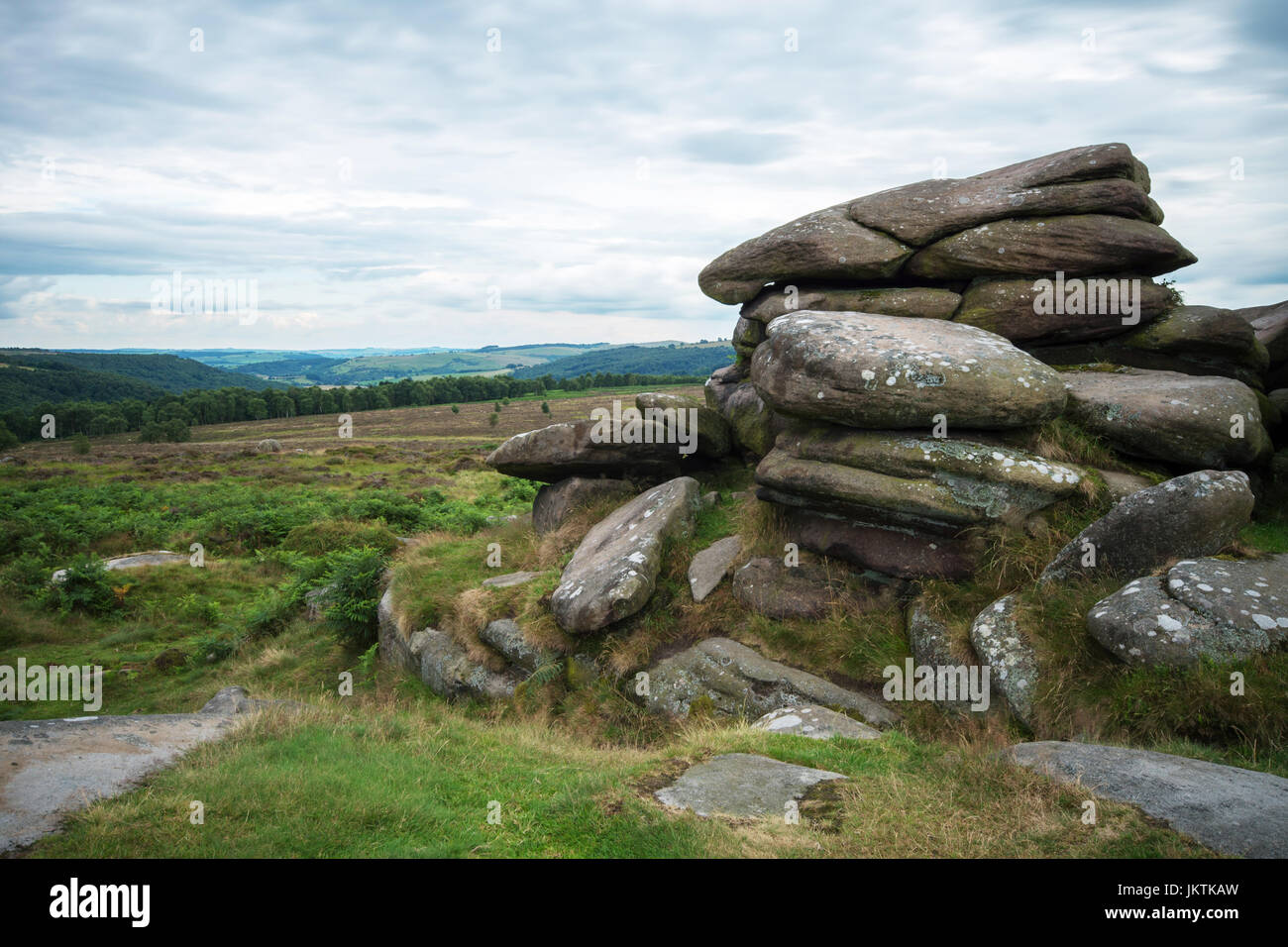 Owler Tor, Peak District, UK Stock Photo - Alamy