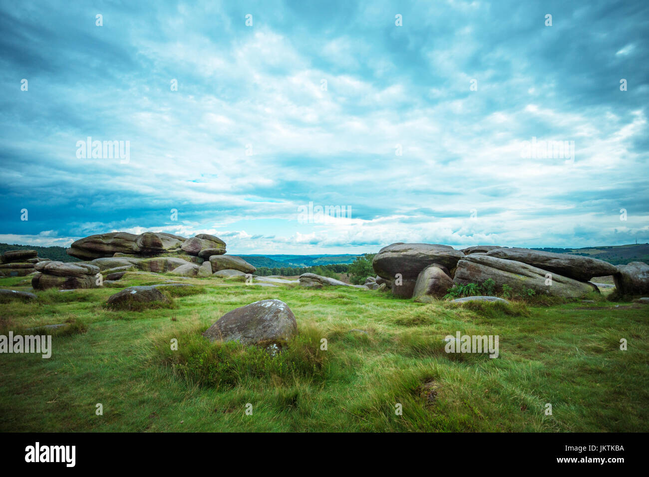 Owler Tor, Peak District, UK Stock Photo - Alamy
