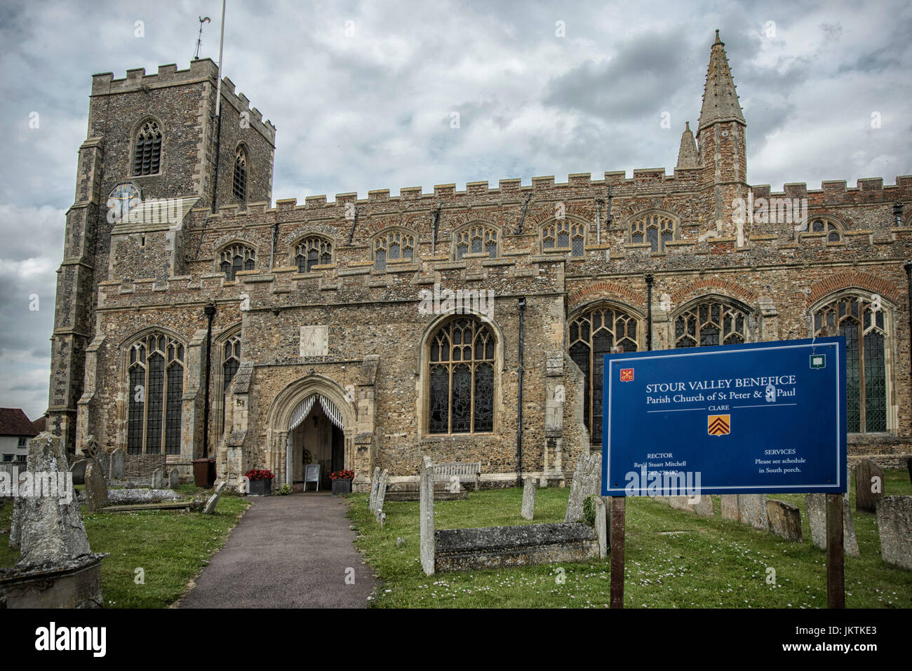 St Peter and St Paul's Church, Clare Stock Photo - Alamy