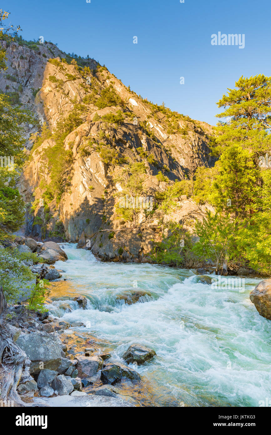 Roaring River Falls in Kings Canyon National Park, California Stock ...
