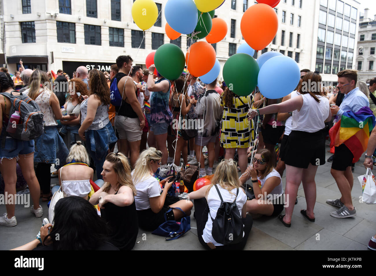Gay pride uk revellers hi-res stock photography and images - Alamy