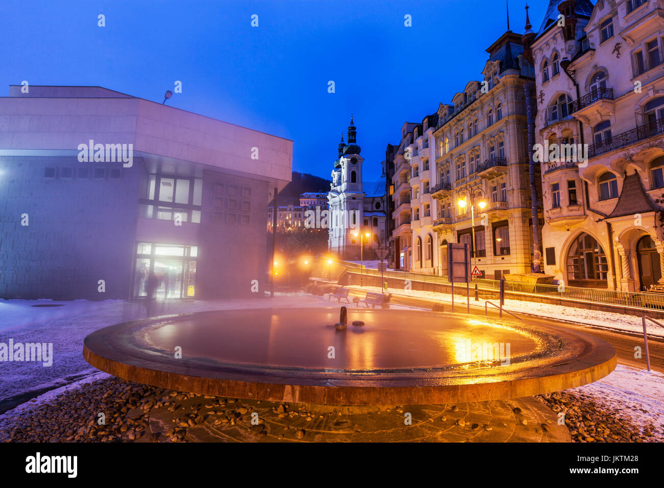 Hot Springs in Karlovy Vary Karlovy Vary (Carlsbad), Bohemia, Czech ...
