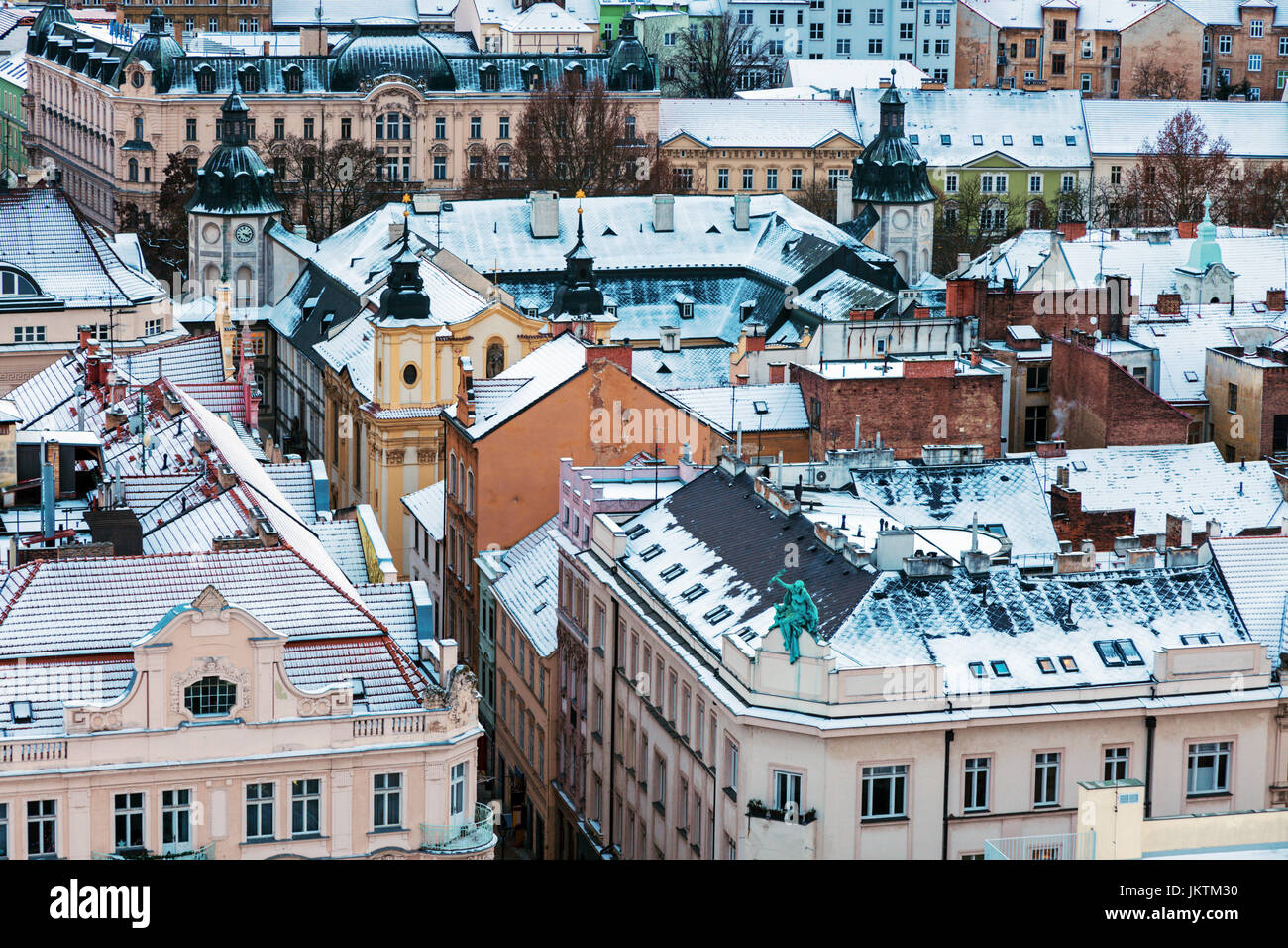 Aerial view of Pilsen. Pilsen, Bohemia, Czech Republic Stock Photo - Alamy