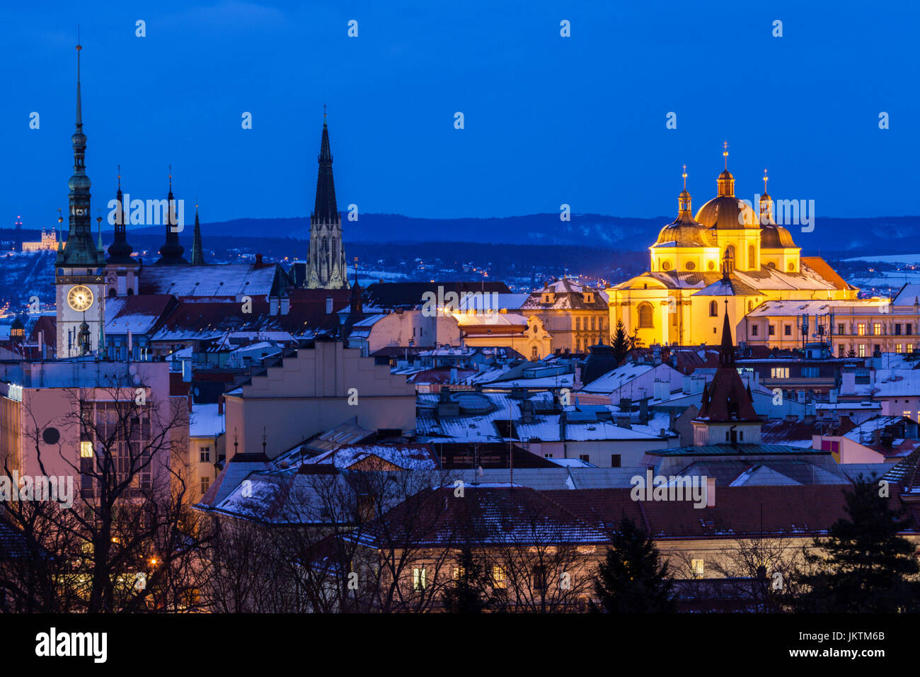 Panorama of Olomouc. Olomouc, Olomouc Region, Czech Republic Stock ...