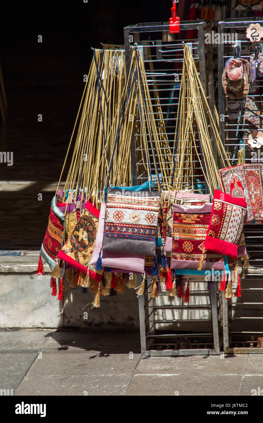 Traditional turkish handmade bags Stock Photo - Alamy