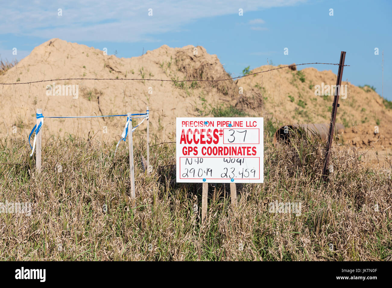 One of many construction navigation signs marking the location of the ...