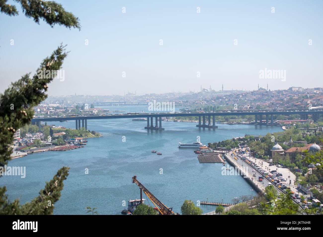 View from the Golden Horn in Istanbul View from the Golden Horn in ...