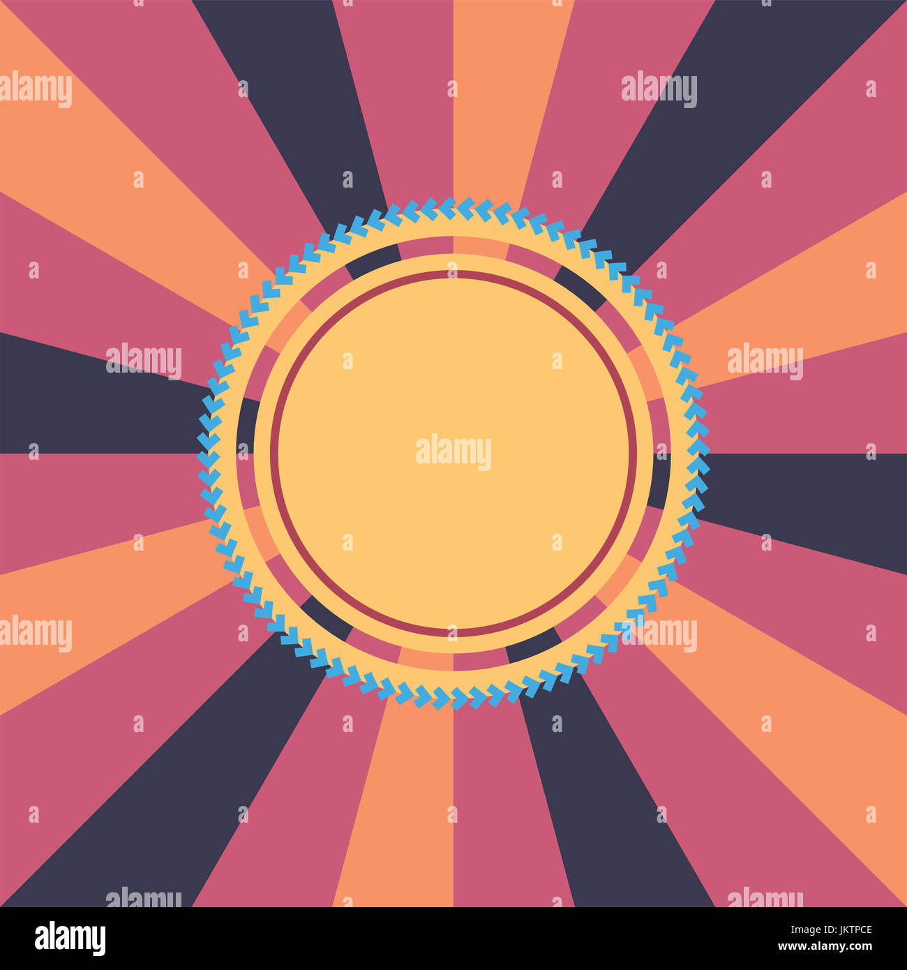 Technology colorful round background. Abstract digital illustration ...