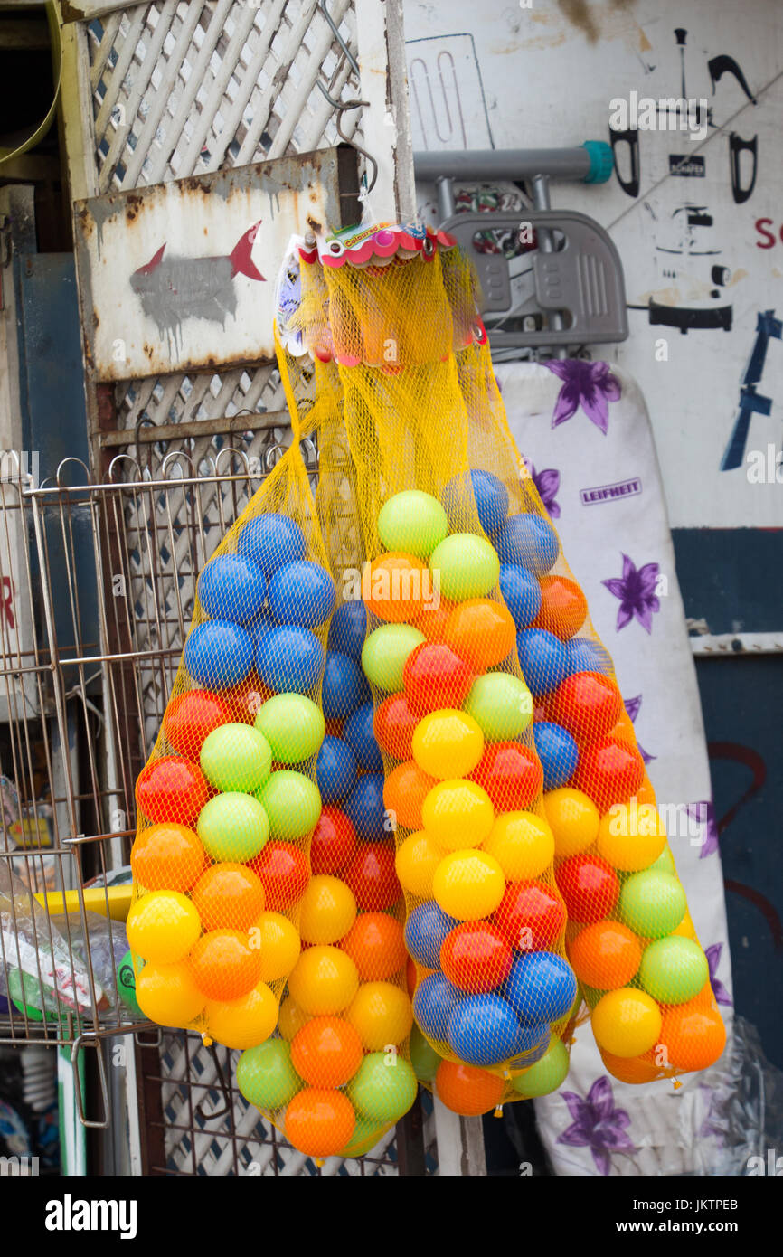Rubber ball of various color as a background Stock Photo - Alamy