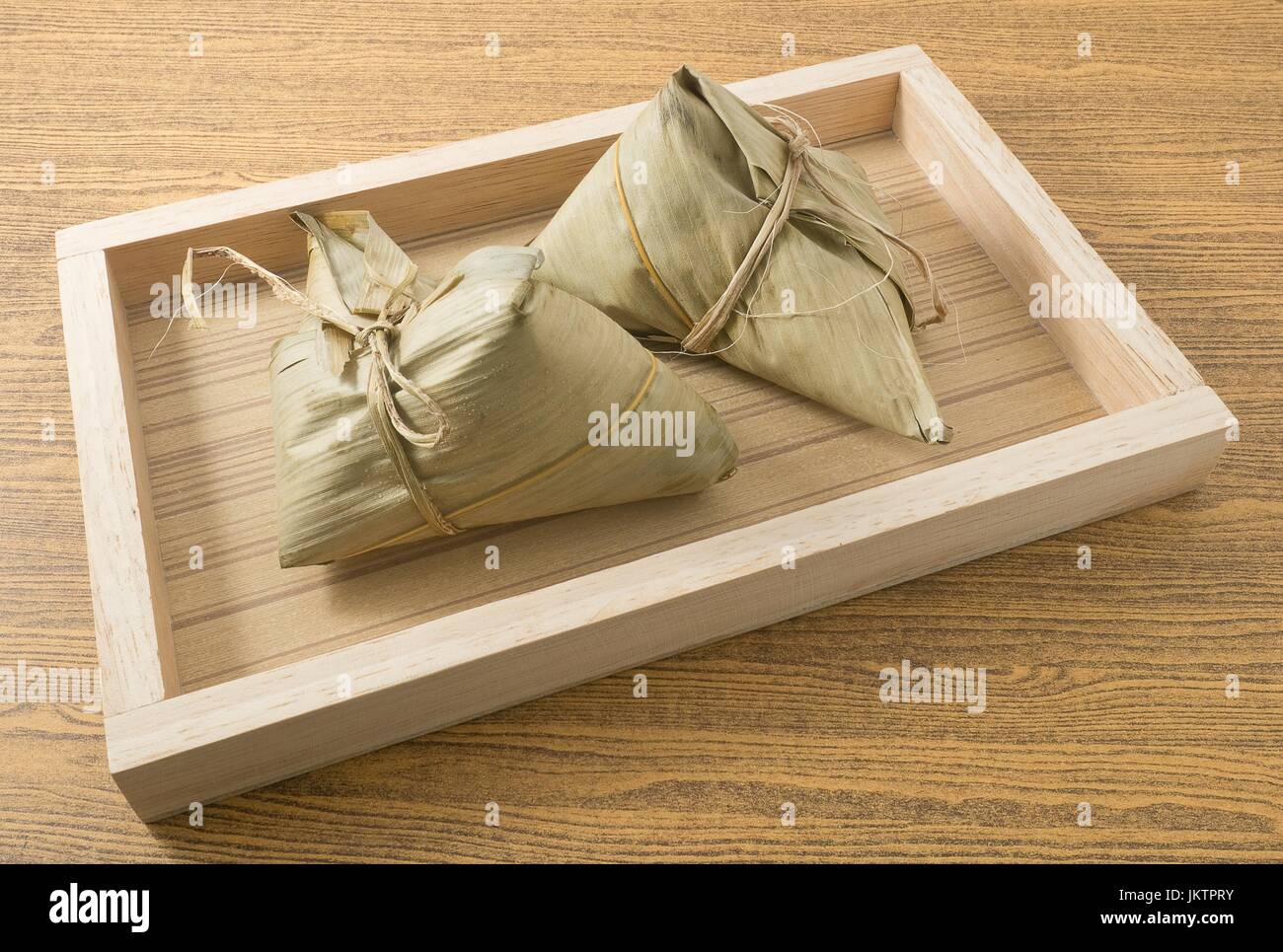 Chinese Cuisine, Delicious Zongzi or Sticky Rice Dumpling Served on A ...
