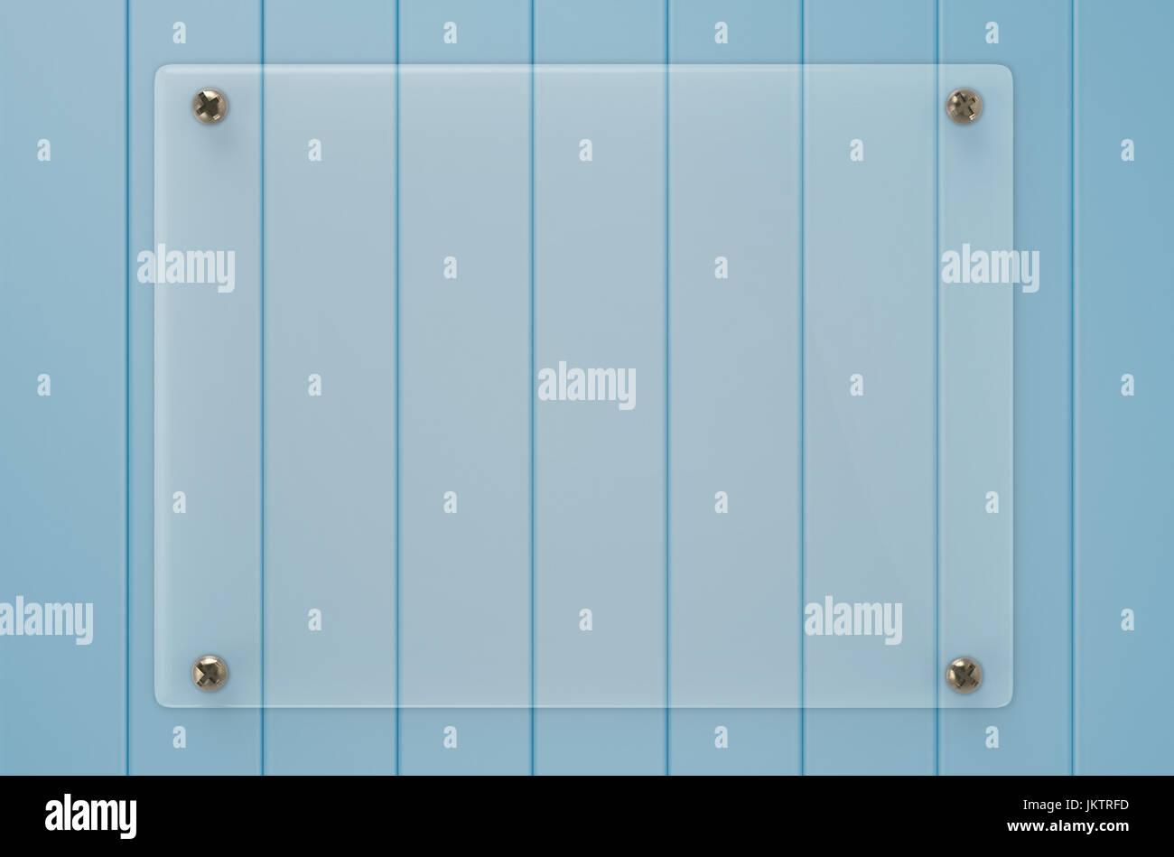 3d rendering empty glass board or acrylic board Stock Photo - Alamy