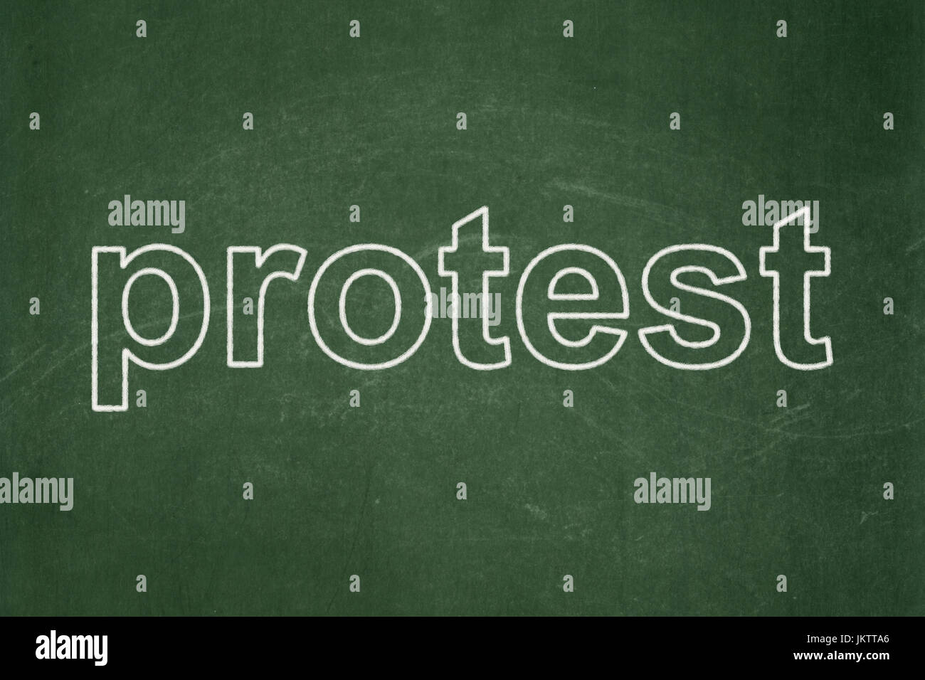Politics concept: Protest on chalkboard background Stock Photo - Alamy