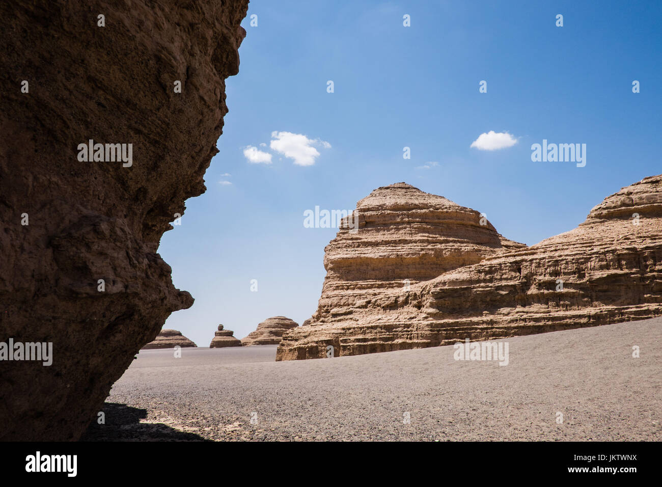 Gobi desert, Gansu province, China Stock Photo - Alamy