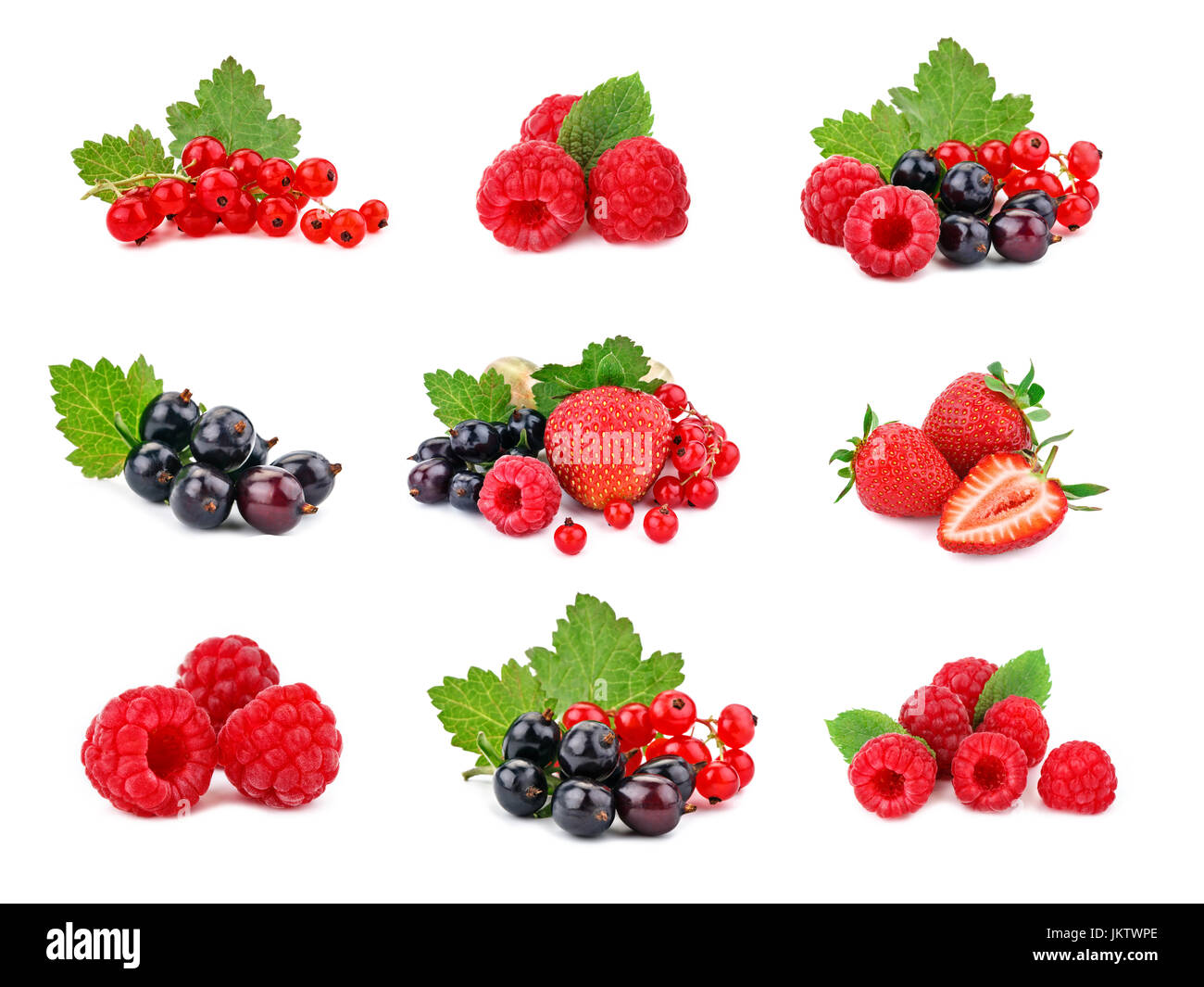 Berry theme mix composed of different images Stock Photo - Alamy