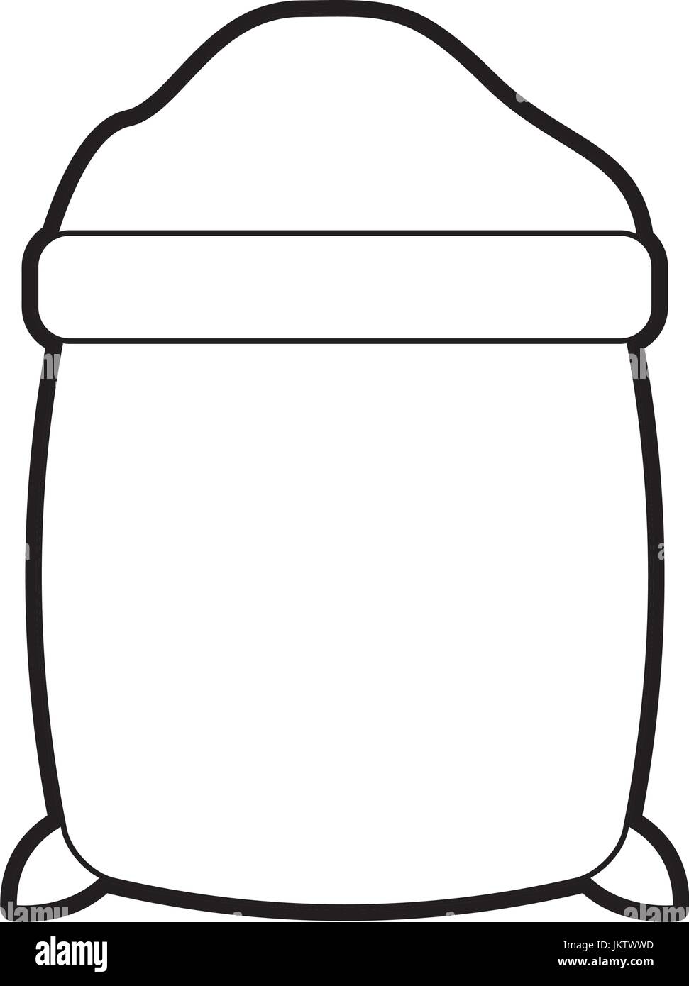 Sugar sack isolated icon Stock Vector Images - Alamy