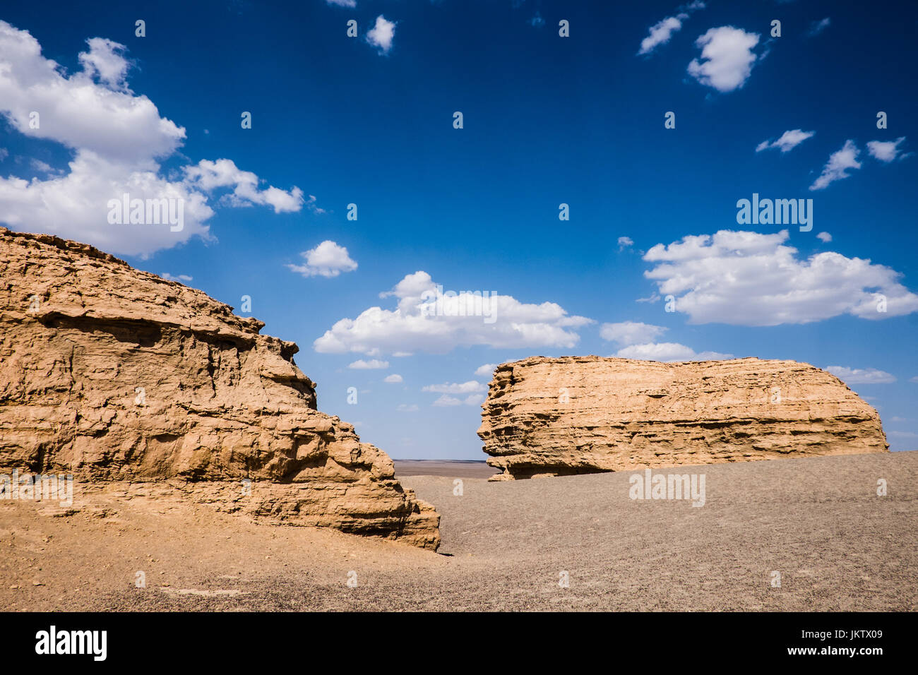 Gobi Desert, Gansu province, China Stock Photo - Alamy
