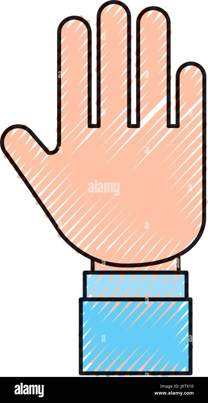 hand human stop icon Stock Vector Image & Art - Alamy
